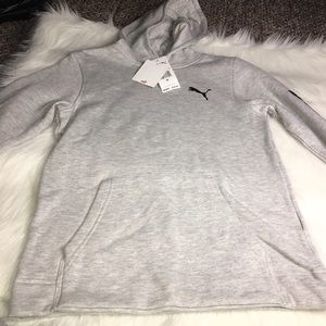 Puma | Shirts & Tops | Kids Puma Logo Hoodie | Poshmark